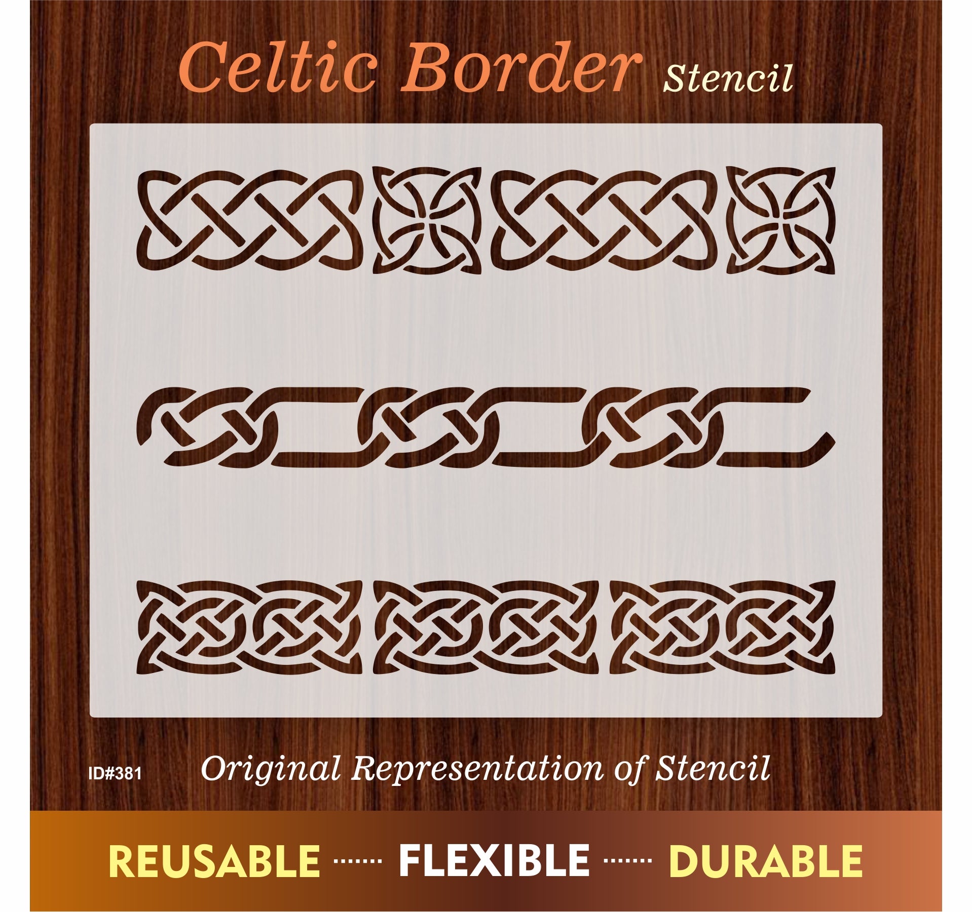 Celtic Border Stencil