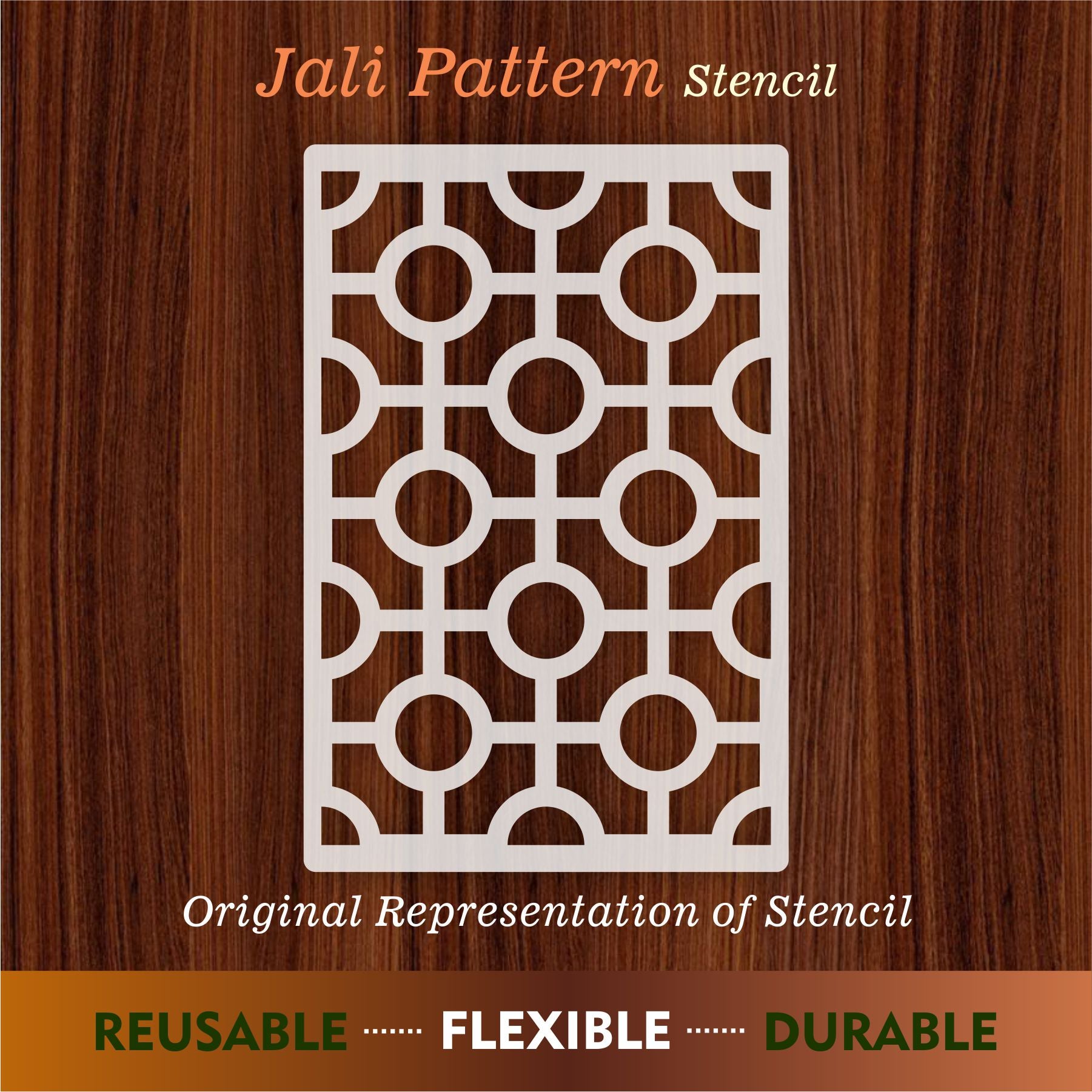 Jali Pattern Reusable Stencil For Canvas And Wall Painting.ID#212B ...