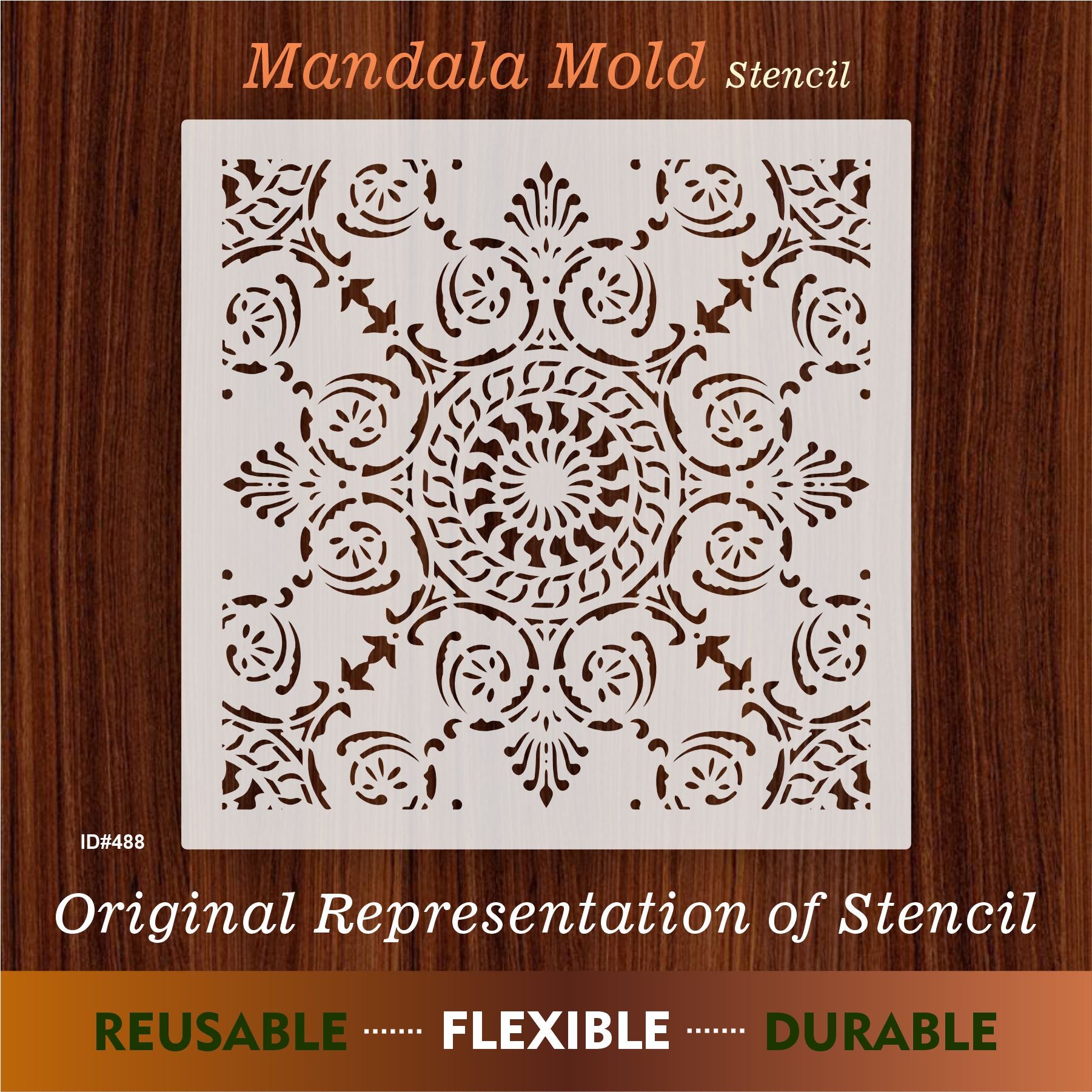 Mandala Mold Stencils Painting Coloring Embossing Scrapbook Album Deco ...