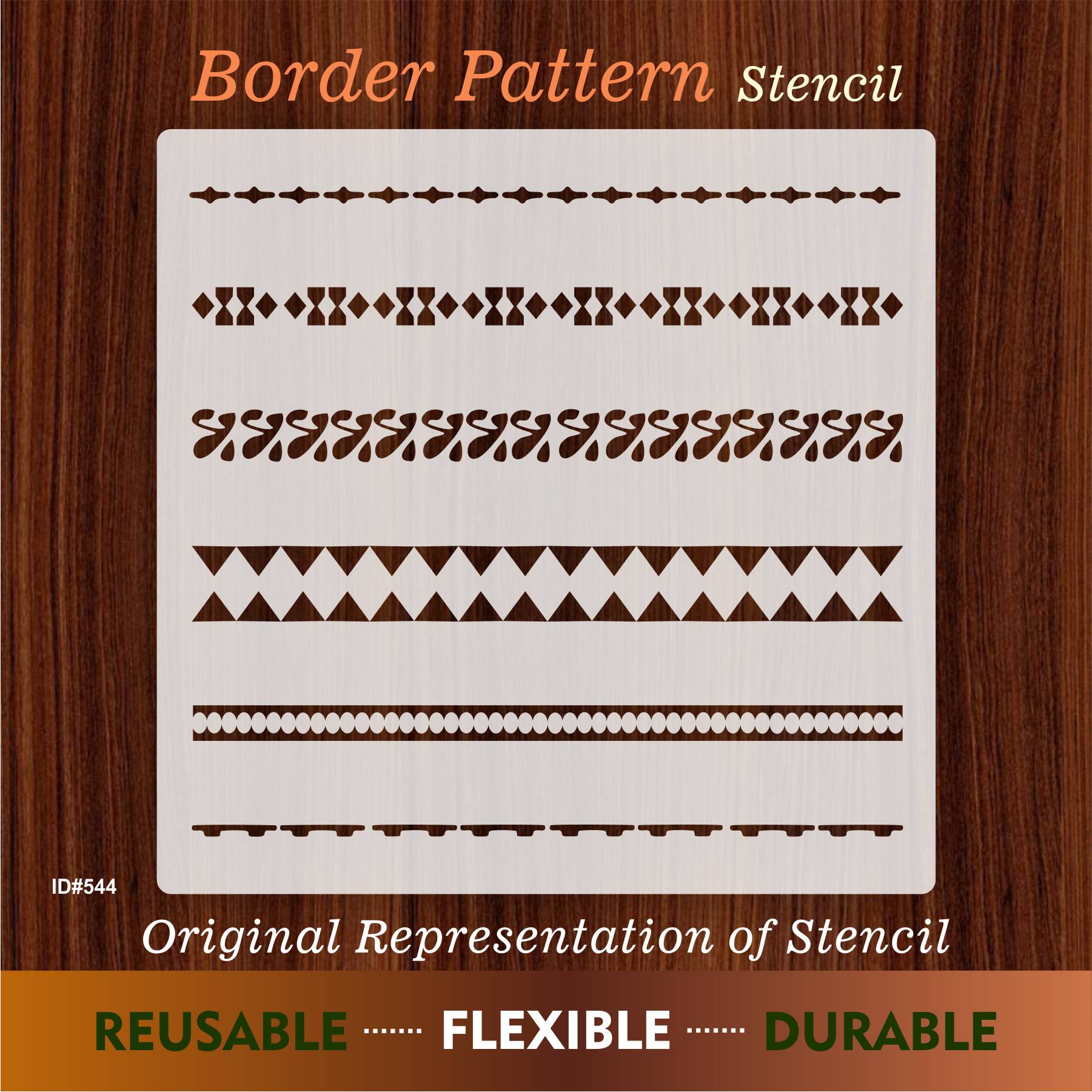 Border Pattern Stencil Wall Painting Scrapbook Coloring Embossing Albu ...