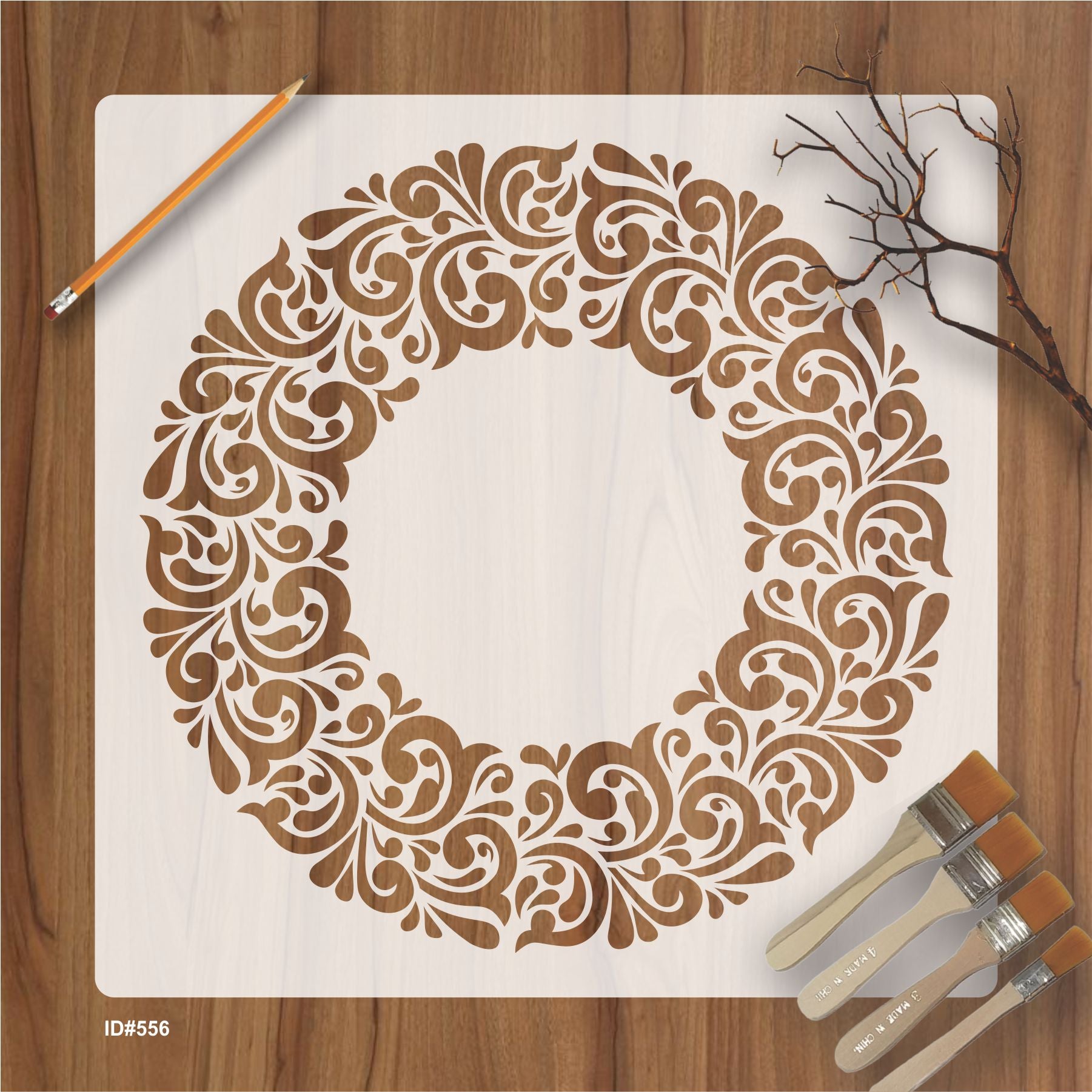 Decorative Frame Stencil Used for Wall Painting, DIY Painting Scrapboo ...
