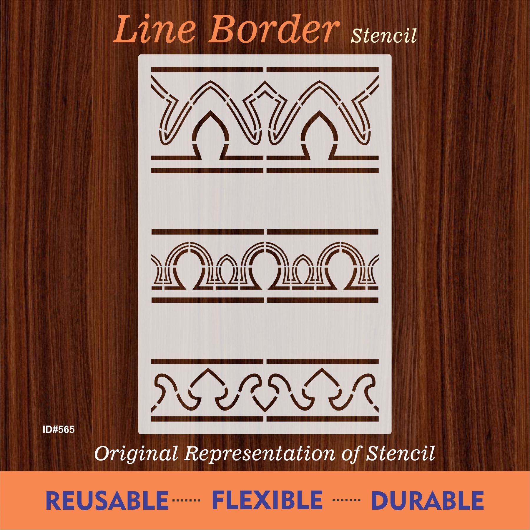 Line Border Stencil Wall Painting Scrapbooking Coloring Embossing Albu ...