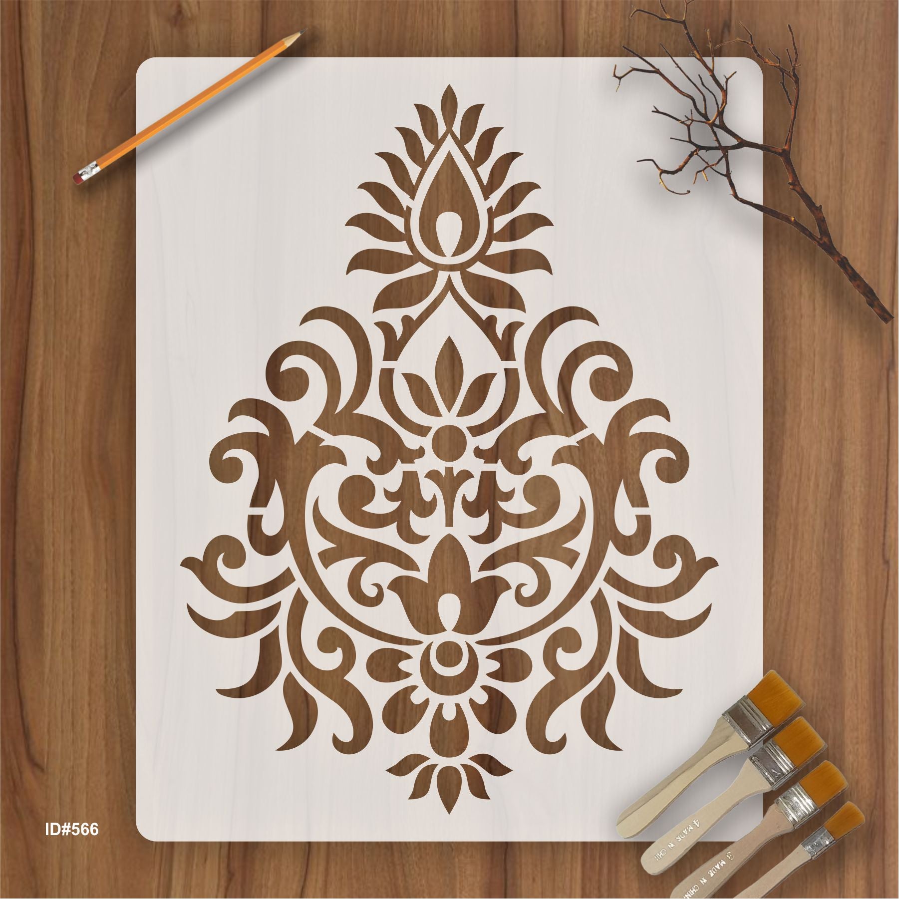 Indian Motif Stencil Wall Painting Scrapbooking Coloring Embossing Alb ...