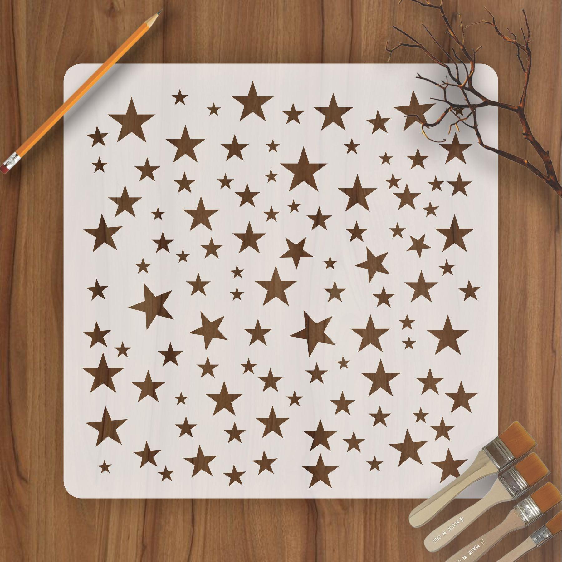 Star Stencil , Wall Stencils For wall Painting Airbrush Painting Art C ...