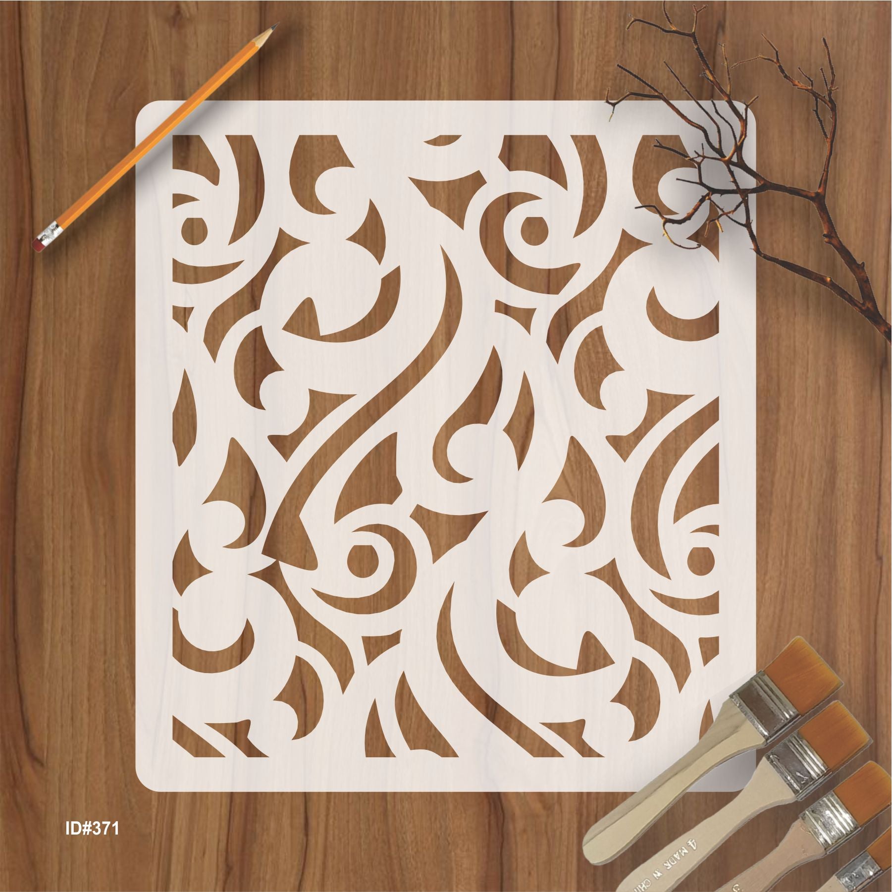 Decorative Pattren Stencil Reusable Stencil For Canvas And Wall Painti ...